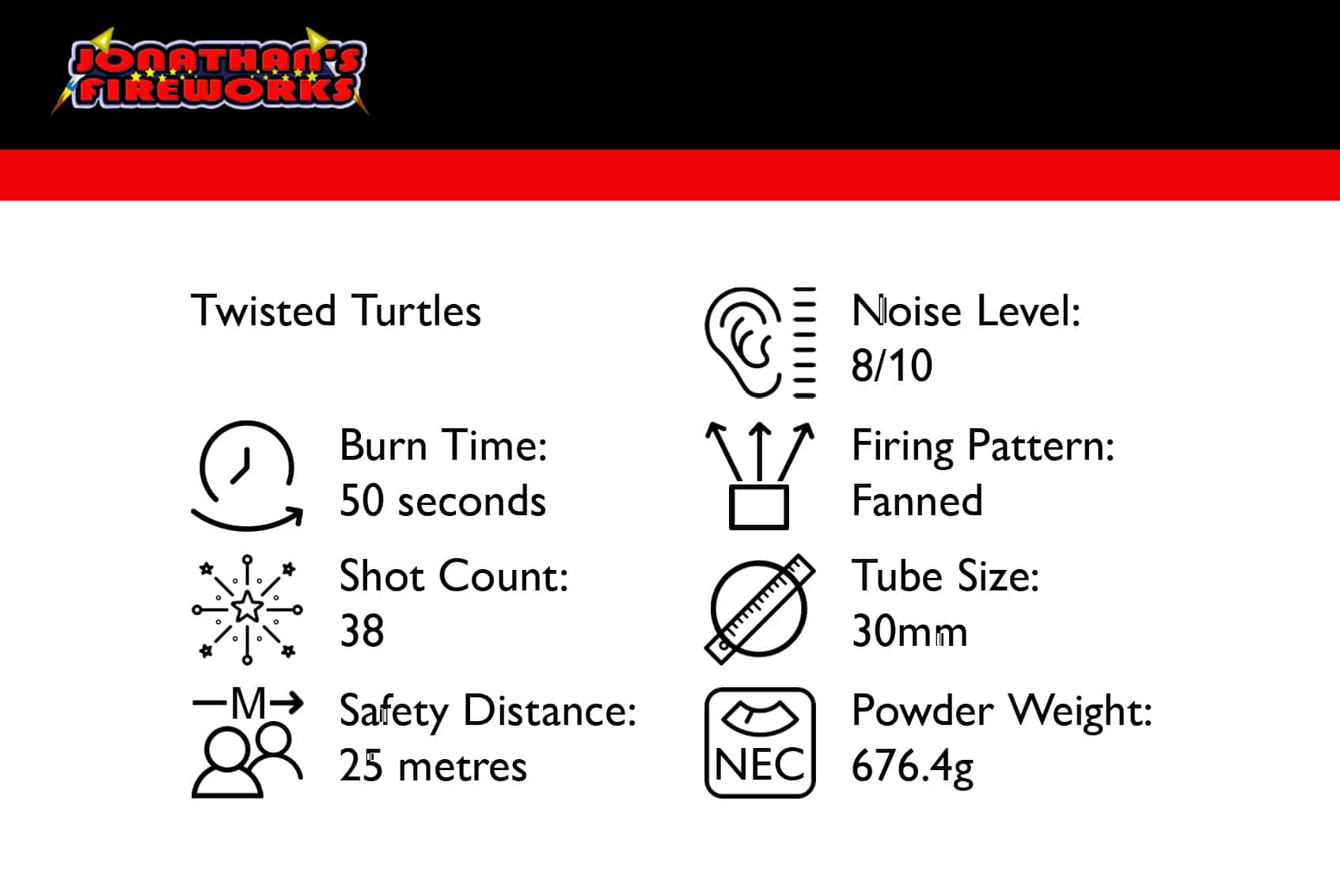 Twisted Turtles | Jonathan's Fireworks